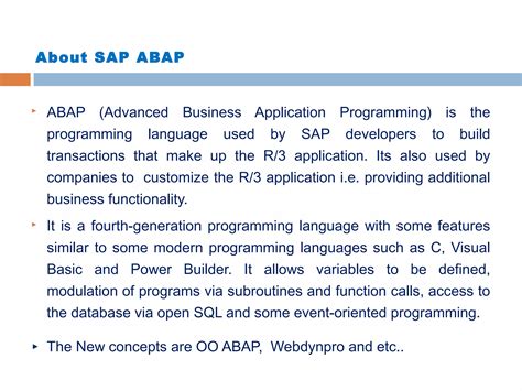 Looking For Best Sap Abap Training Institute In Chennai Ppt