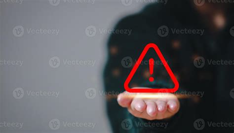 caution warning for notification error and to be aware of the dangers