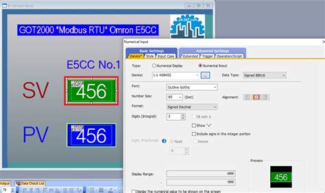 Mitsubishi GT2505 Modbus RTU Omron E5CC Tutorial Plc247 Com