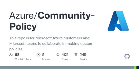 Github Azure Community Policy This Repo Is For Microsoft Azure Customers And Microsoft Teams
