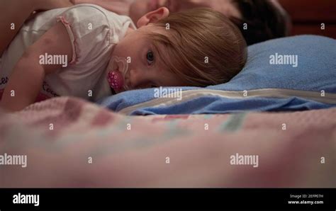 Mother Is Playing With Baby At Home Stock Photo Alamy