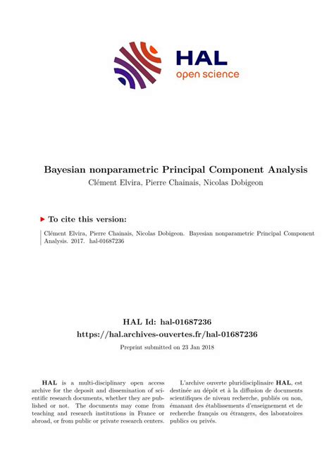 Pdf Bayesian Nonparametric Principal Component Analysis Dokumen Tips