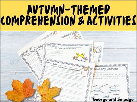 Autumn Reading Comprehension Worksheets Ks2 Teaching Resources