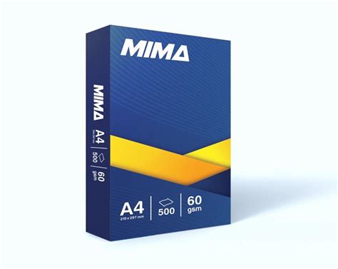 500 X 5 Packet Mima A4 Typing Paper 60 Gsm 2500 Sheets In A Pack Darazlk