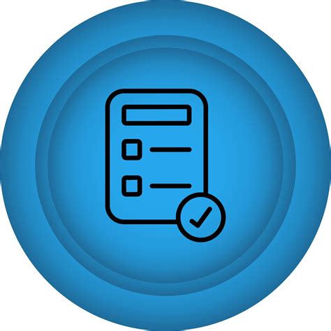 Check File Icon On Blue Circle Background 24458912 Vector Art At Vecteezy
