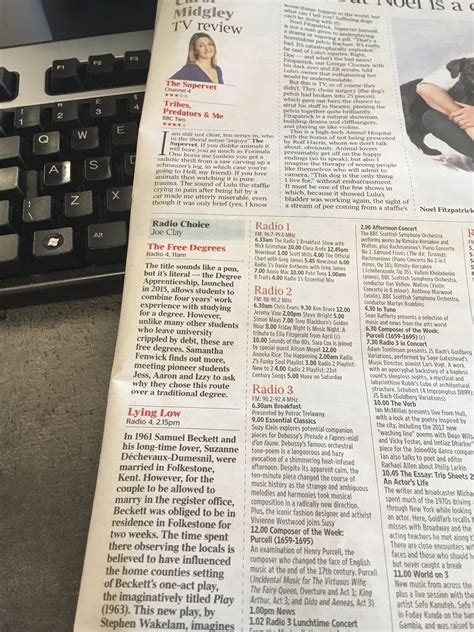 Sam Fenwick On Twitter Radio Choice Of The Day In The Times And The Mail Freedegrees