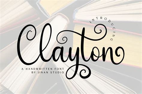 Clayton Script Font Script And Handwritten Ft Scriptfont