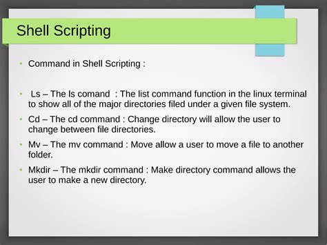 Introduction To Shell Script Odp