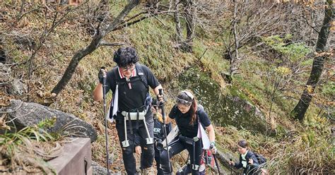 보행 보조 로봇 착용 지리산 천왕봉 산행