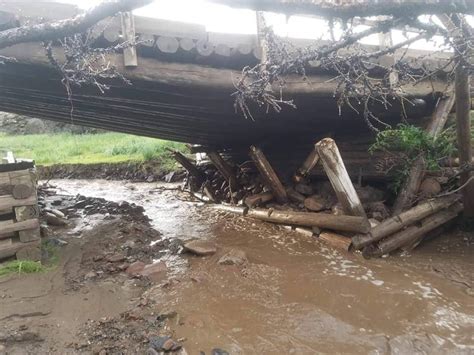 Уран дөш зуслангийн гүүр борооноор эвдэрчээ