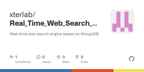 github xterlab real time web search engine real time web search