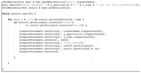 Essbase Statistics Dw How To Automatically Administrate Essbase Using Odi Part 6 Java Codes