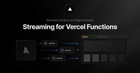 Streaming From Serverless Nodejs And Edge Runtime On Vercel Vercel
