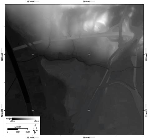 Top Resulting Dem Generated From The Stereo Imagery Dsm Using The