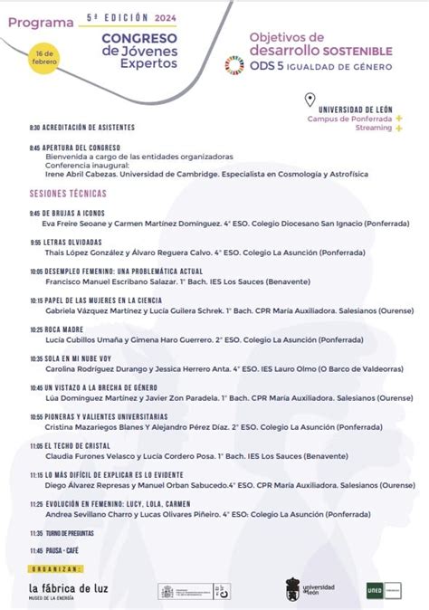 Congreso De Jóvenes Expertos 5ª Edición Destaca En La Lucha Por La