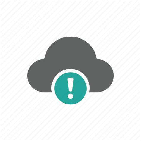 Cloud Error Warning Icon Download On Iconfinder