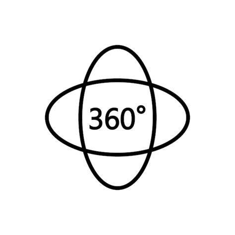 Premium Vector 360 Icon Vector Design Template