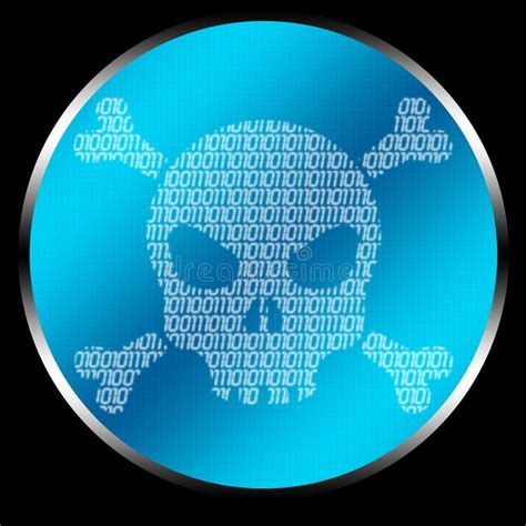 Skull Code Stock Illustration Illustration Of Data Bones 6748171