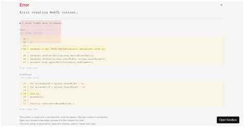 Test Rotation Camera Mouse Codesandbox