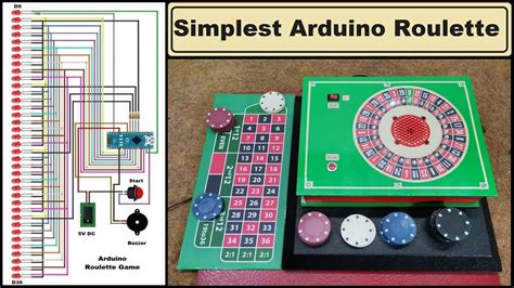 how to make simplest arduino european roulette game 37 leds youtube