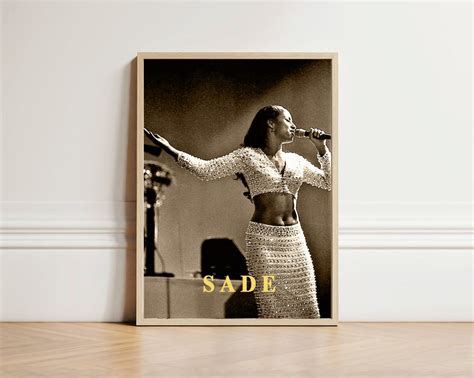 Sade Music Poster Sade Adu Love Deluxe Album Cover Home Etsy