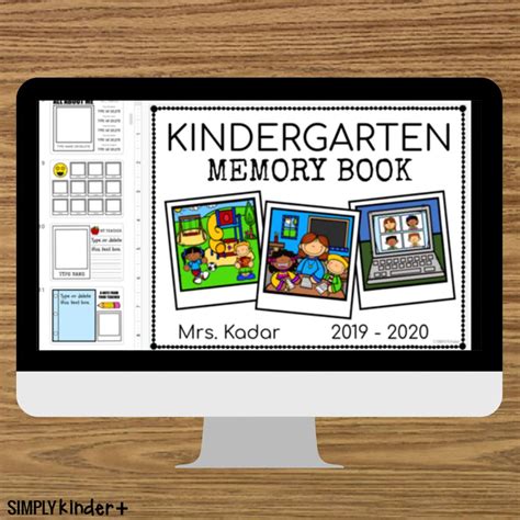 Digital Memory Book For Google Slides Google Classroom PowerPoint Simply Kinder