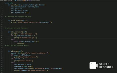 Python Internshiplearning Brainwavematrixsolutions Oop Atmsimulation Binoy Shil