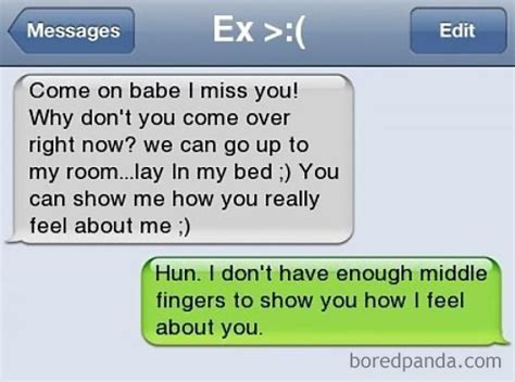 10 Most Brutal Ex Text Responses Demilked