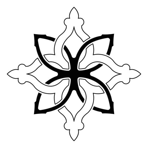 Abstract Geometric Star Vector Icon Design Snowflake Flat Icon 25743420 Vector Art At Vecteezy