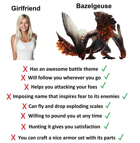 Girlfriend Vs Bazelgeuse R Memehunter