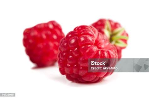 흰색 바탕에 익은 나무 딸기 붉은 육즙 열매 클로즈업입니다 건강한 생활방식에 대한 스톡 사진 및 기타 이미지 건강한 생활방식 건강한 식생활 검은색 Istock
