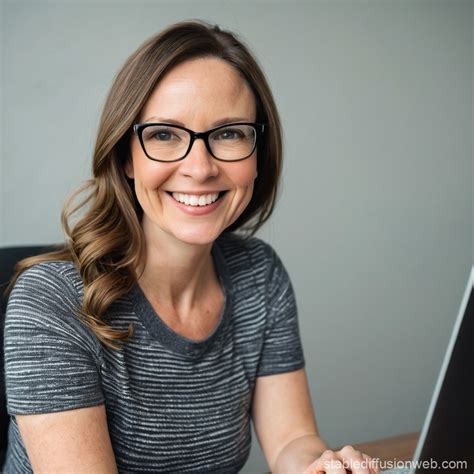 38yroldwomanoncomputer Stable Diffusion Online