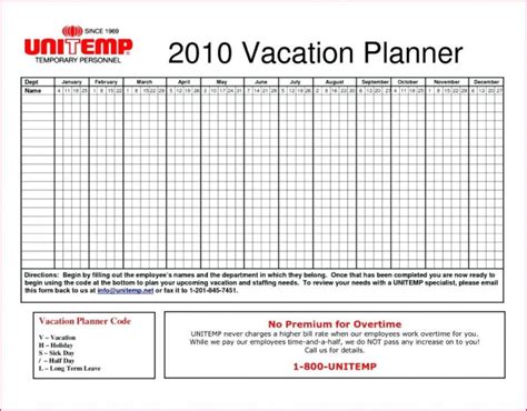 Annual Leave Spreadsheet Template Throughout Template A Project Management Annual Leave Planner