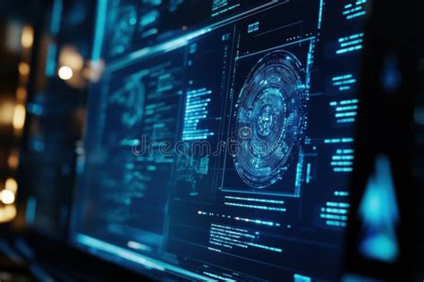 digital world exploring the realm of code and data stock image image