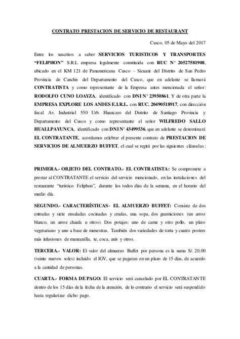 Carta De Terminacion De Contrato De Prestacion De Servicios Actualizado