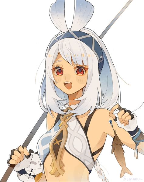 Mualani Genshin Impact Drawn By Scmoou Danbooru