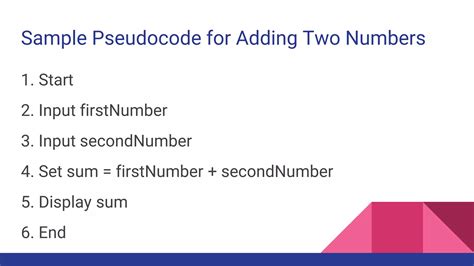 Translating Flowchart Algorithm To Pseudocode Format And Vice Versapptx