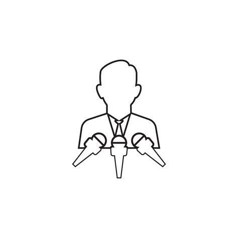 Interview Icon Vector 10959857 Vector Art At Vecteezy