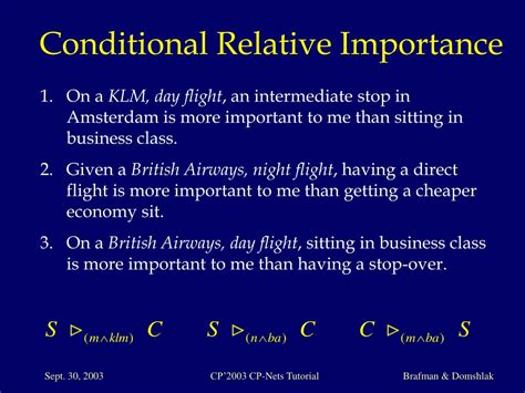 Ppt Cp2003 Tutorial Preference Representation And Constrained