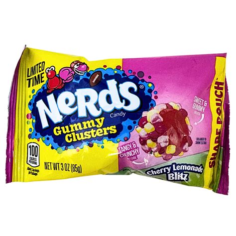 Nerds Cherry Lemonade Blitz Gummy Clusters 3oz Iwholesale Candy