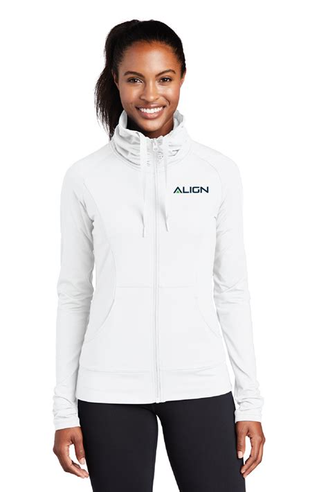 Sport Tek® Ladies Sport Wick® Stretch Full Zip Jacket Primary Image