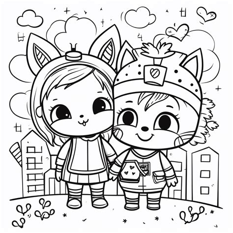 Relationship Coloring Fun Coloring Page