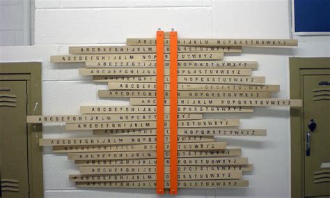 Alphabet Shifttypographic Installation Experimental Typography