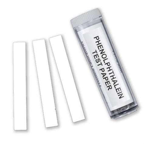 Phenolphthalein Test Paper Science First