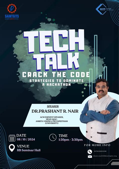 Acm India Eminent Speaker Program Esp Talk At Saintgits College Of Engineering Autonomous