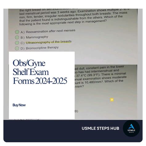 Conquer Your Gyne Obs Shelf Exam 2024 2025 Recalls Package Usmle Steps Hub