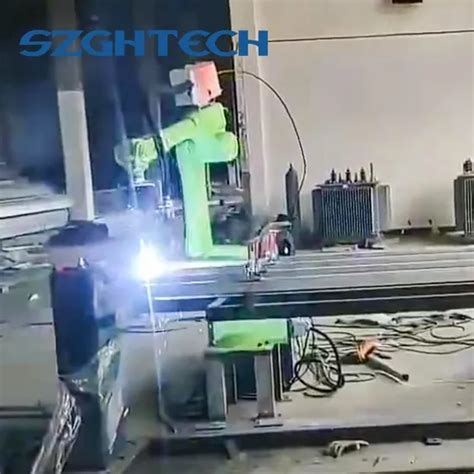 Industrial Robot Arm Laser Welding With Robot With Automatic Welding