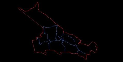 دانلود نقشه اتوکد منطقه بندی شهر تبریز