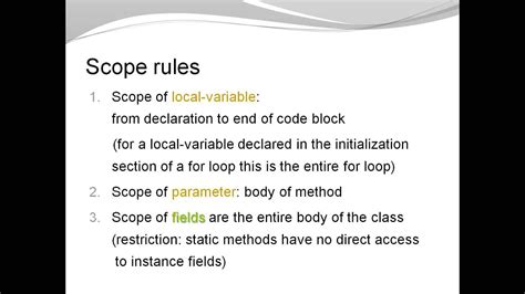 Understanding Variable Scopes In Java And Javascript