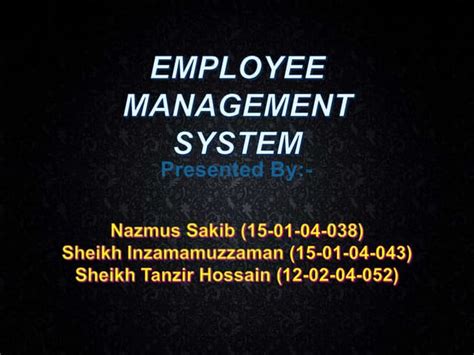 Employe Management Syastem 160609152844 1 Pptx